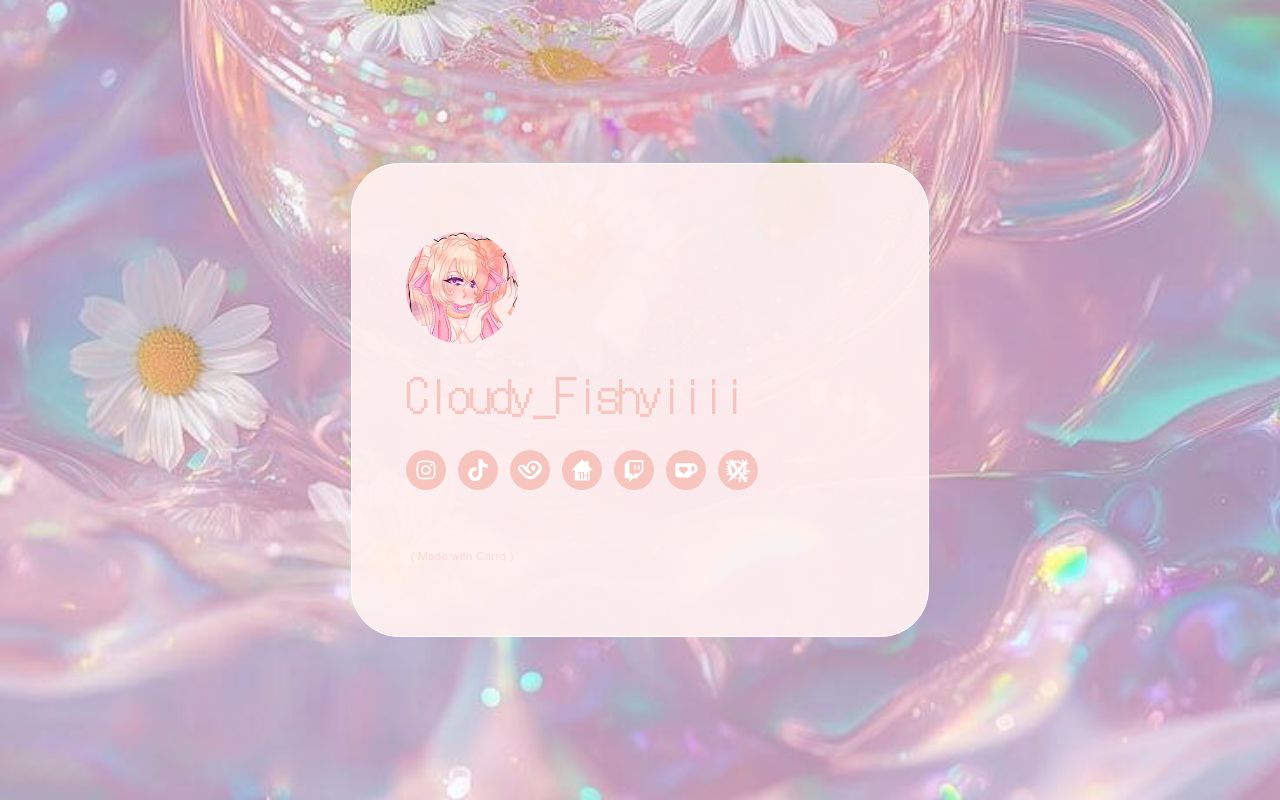 Cloudy card